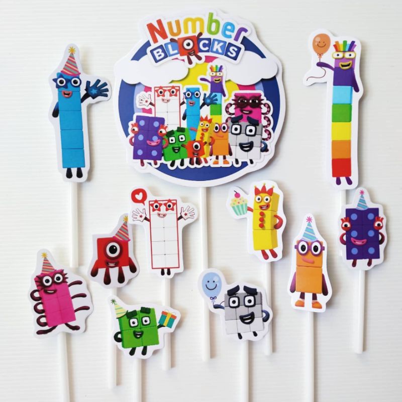 CAKE TOPPER NUMBER BLOCKS | Shopee Philippines