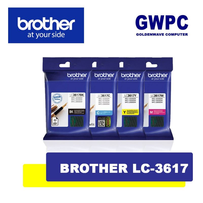 LC3617 ORIGINAL BROTHER INK CARTRIDGE (SET COLORS) | Shopee Philippines