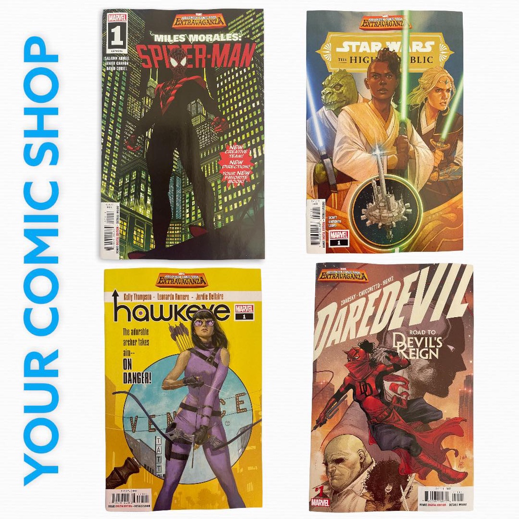 Halloween Comic Book Extravaganza SET Spiderman 1 Miles Morales ...