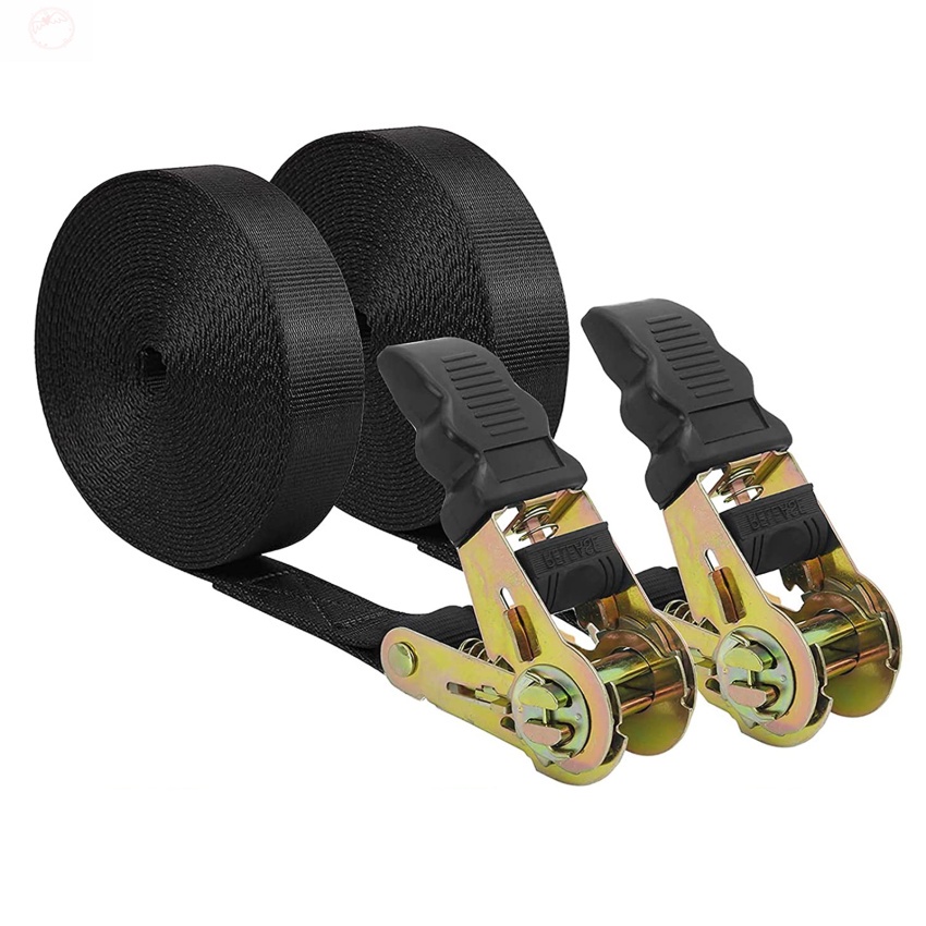 2pcs/4pcs ratchet belt 6m * 25mm ratchet strap,djustable Cam Buckles ...