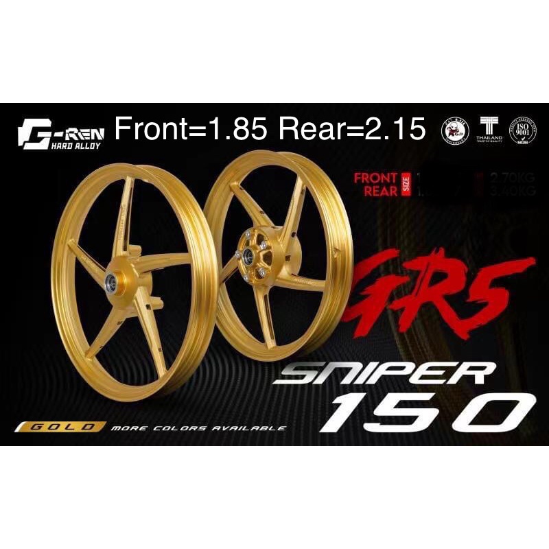 G-ren mags set GR5 sniper 150 155 | Shopee Philippines