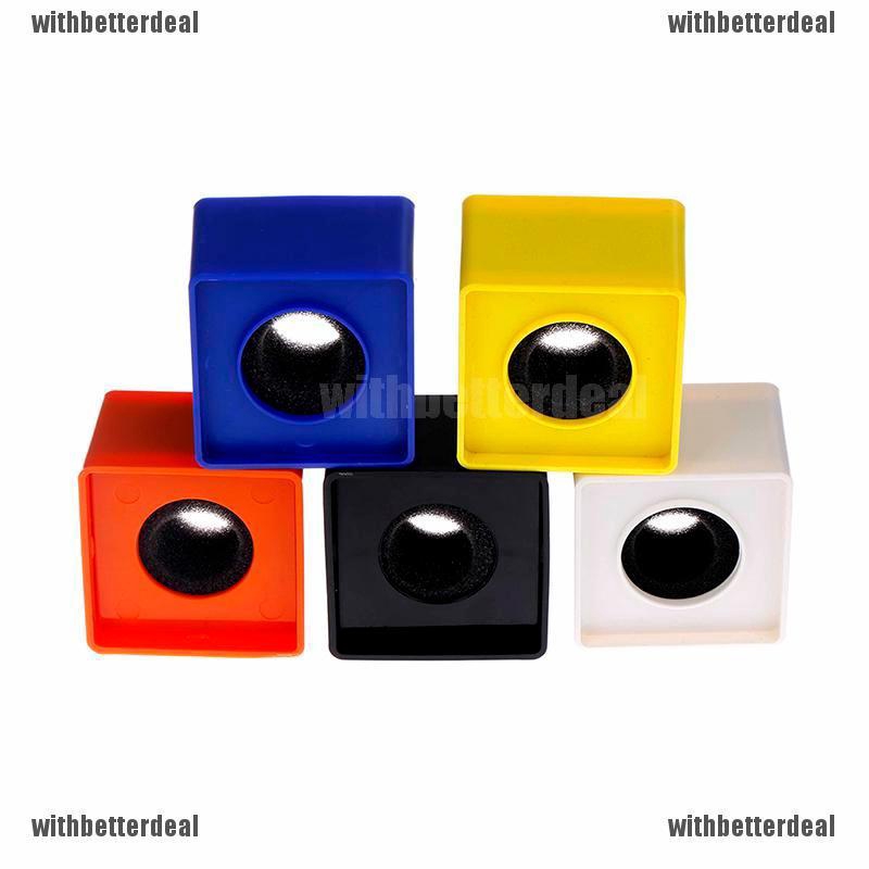 ABS Square cube shaped interview KTV mic microphone logo flag station ...