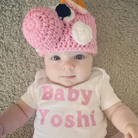 Pink Baby Yoshi Halloween Girl Costume, Nintendo Yoshi Super Mario ...