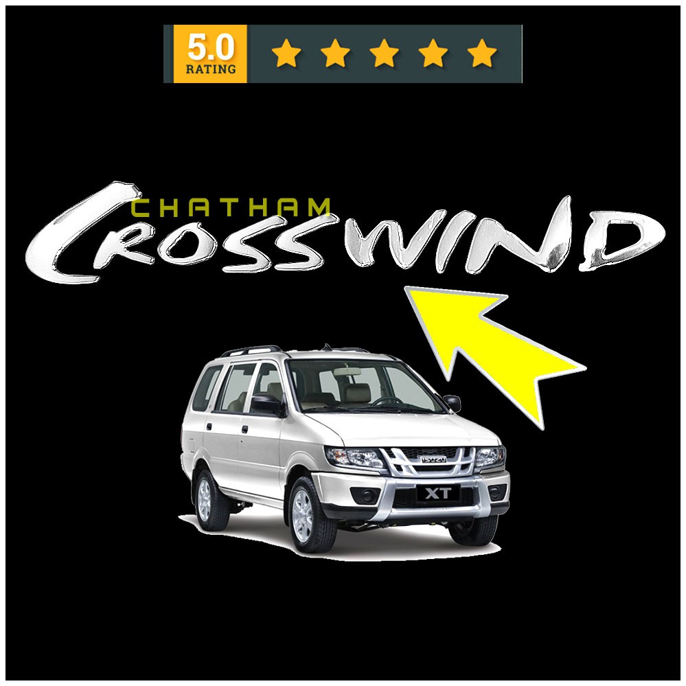 CROSSWIND Emblem for Trunk (Stick-On) | Shopee Philippines