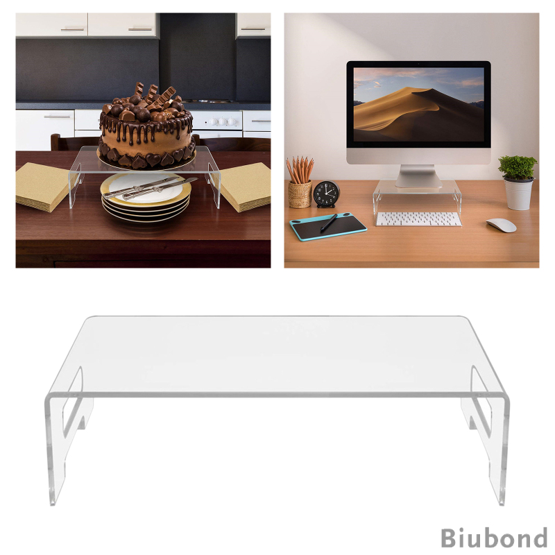Acrylic Stand, Clear Laptop Riser, Computer Desktop Stand, Desk Display ...