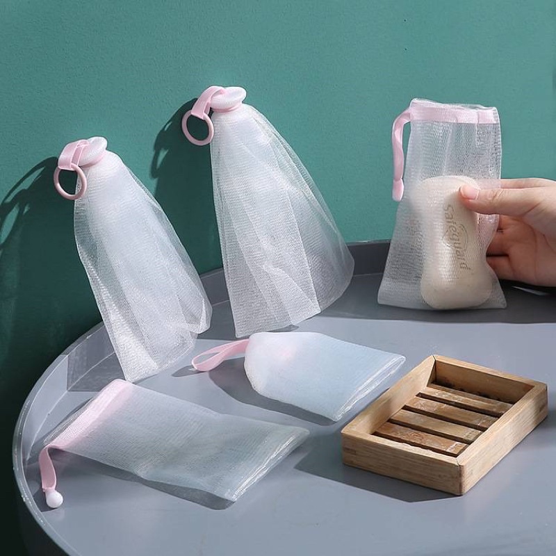 Wash Face Soap Foaming Net Skin-friendly Bath Shower Soap Blister ...