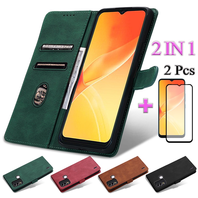 2 IN 1 ITEL P37 ITEL Vision 2S P651L P651W Wallet Leather Case Casing ...