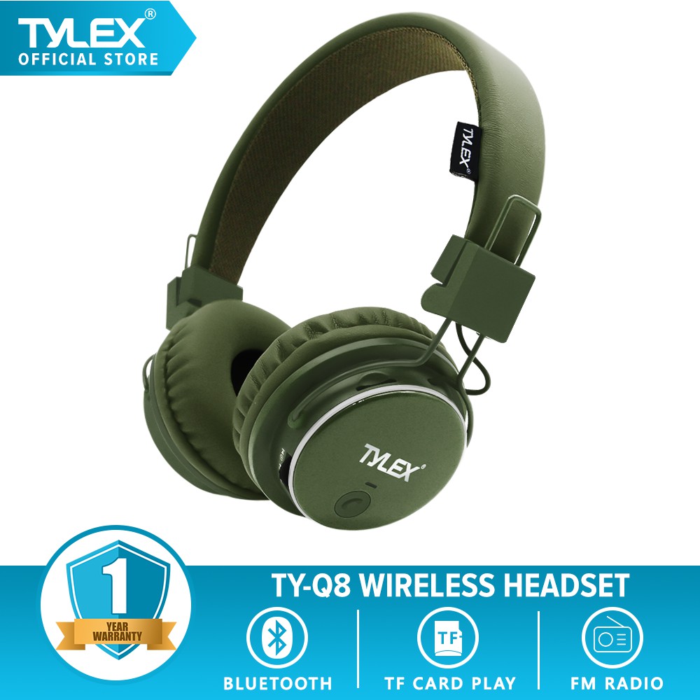 Tylex Q8 Wireless Headset with Built-in Microphone App Control ...
