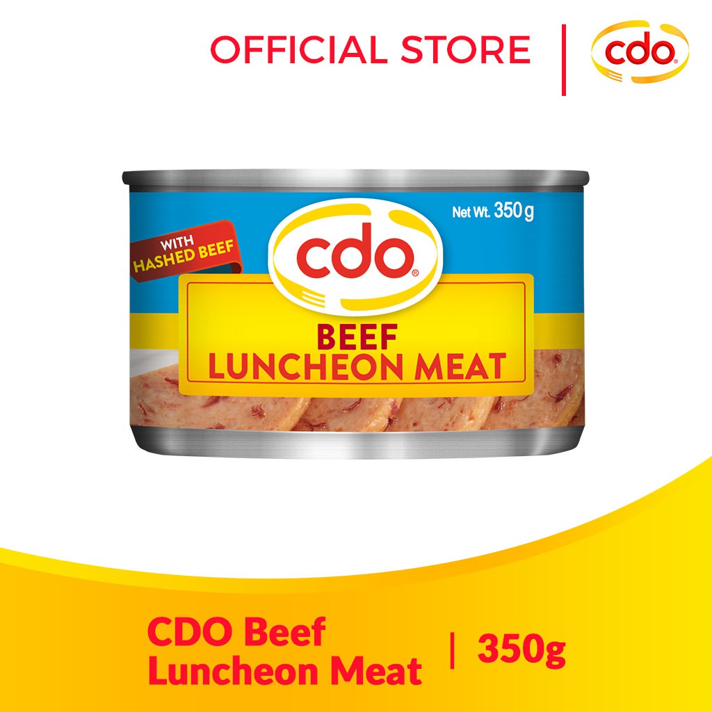 CDO Beef Luncheon Meat 350g | Shopee Philippines
