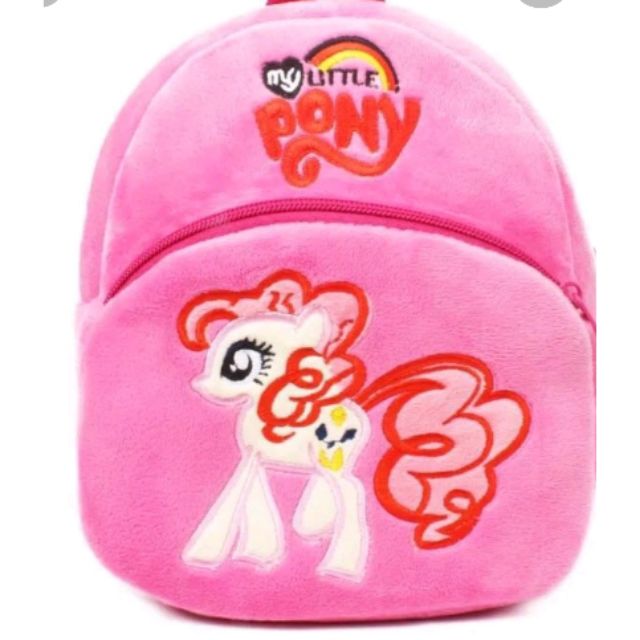 Lil Pony Plush Backpack | Shopee Philippines