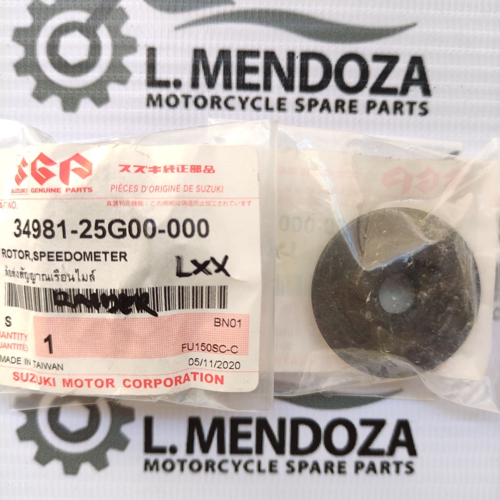 Suzuki Raider 150 Gixxer 150 SGP Rotor Speedometer Genuine 34981-25G00 ...
