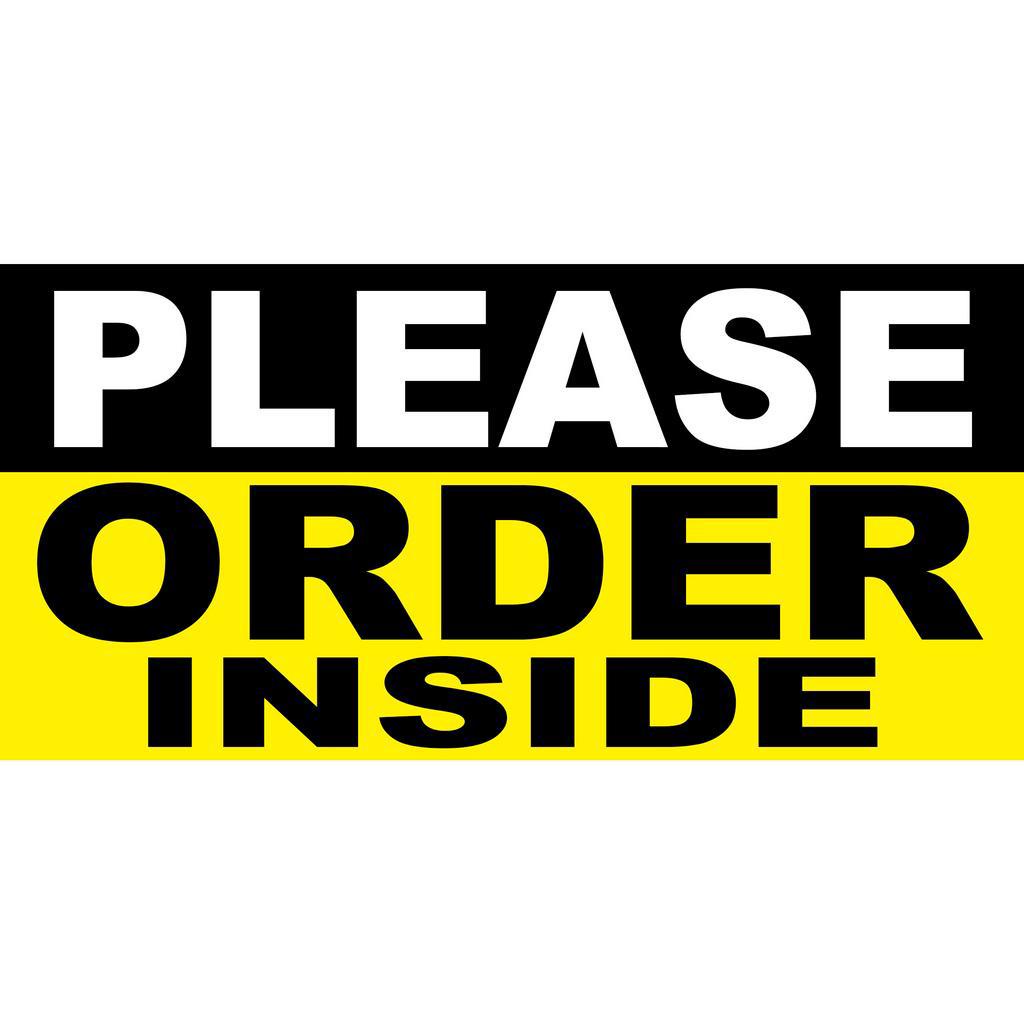 PLEASE ORDER INSIDE SIGNAGE PVC TYPE WATERPROOF AND NON-FADING | Shopee ...