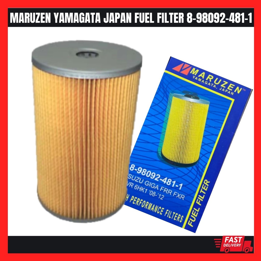 MARUZEN YAMAGATA JAPAN FUEL FILTER 8-98092-481-1 ISUZU GIGA FRR FXR FVR ...
