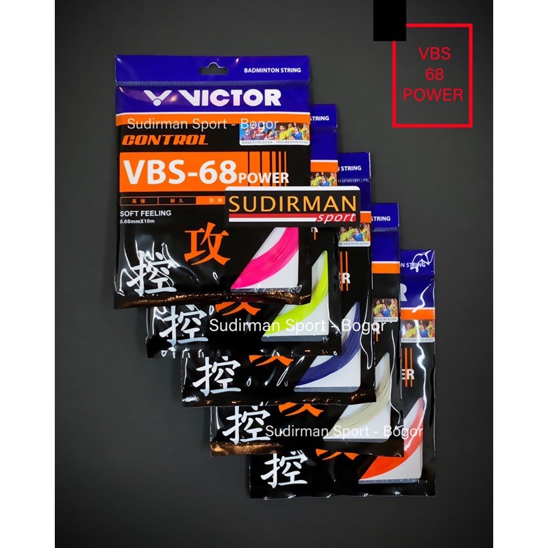 Victor Badminton Strings VBS 68 P / VBS 68 Power / VBS68 / VBS 68P ...