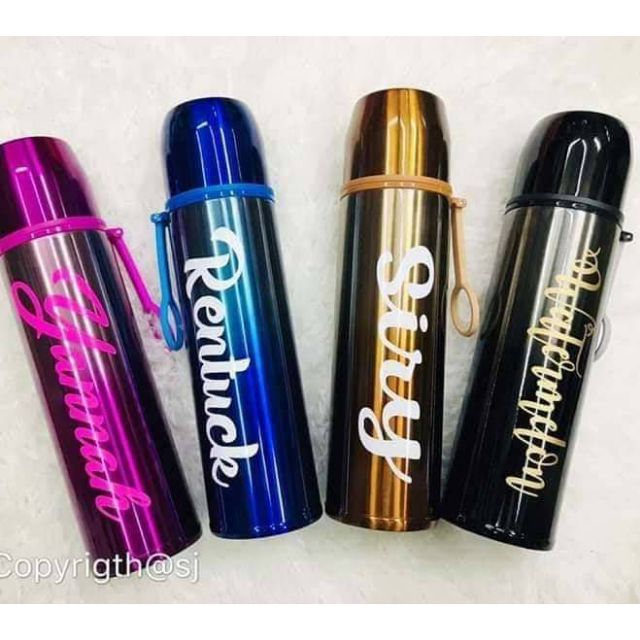 PERSONALIZED THERMOS with CUP | Shopee Philippines