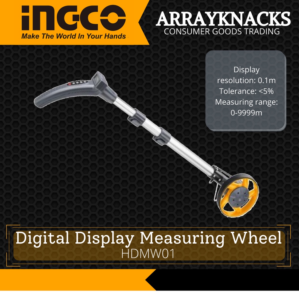 INGCO Digital Display Measuring Wheel (HDMW01) HANDTOOLS | Shopee ...