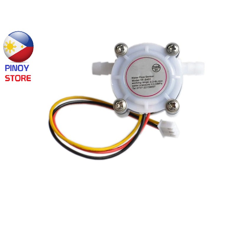 YF-S401 flow meter sensor liquid flow rate meter flowmeter water hall effect flow counter ...