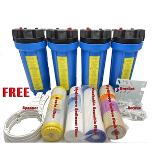 2/3/4 Stage 10 inch Deep Well Water Filter housing Complete Set WITH ...