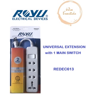 ROYU Universal Extension with 1 Main Switch | Shopee Philippines