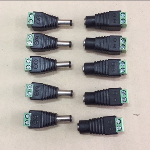 Cctv Power Jack (5 Units-5 Female) | Shopee Philippines