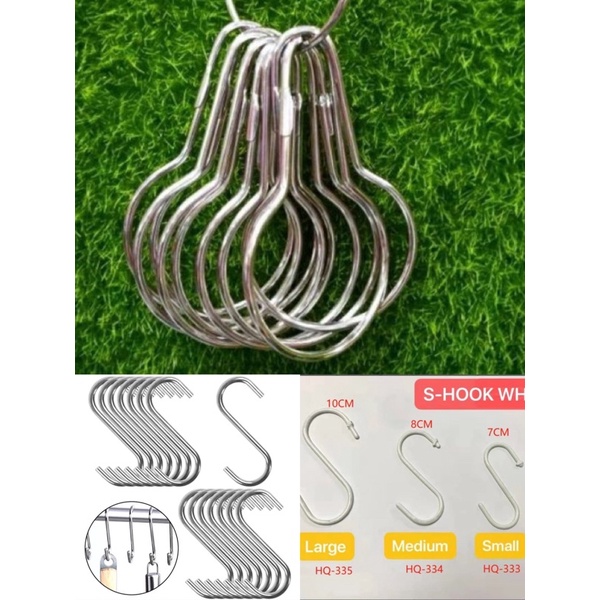 c-ring hook with lock /S hook white hook 10pcs for Any light or small ...