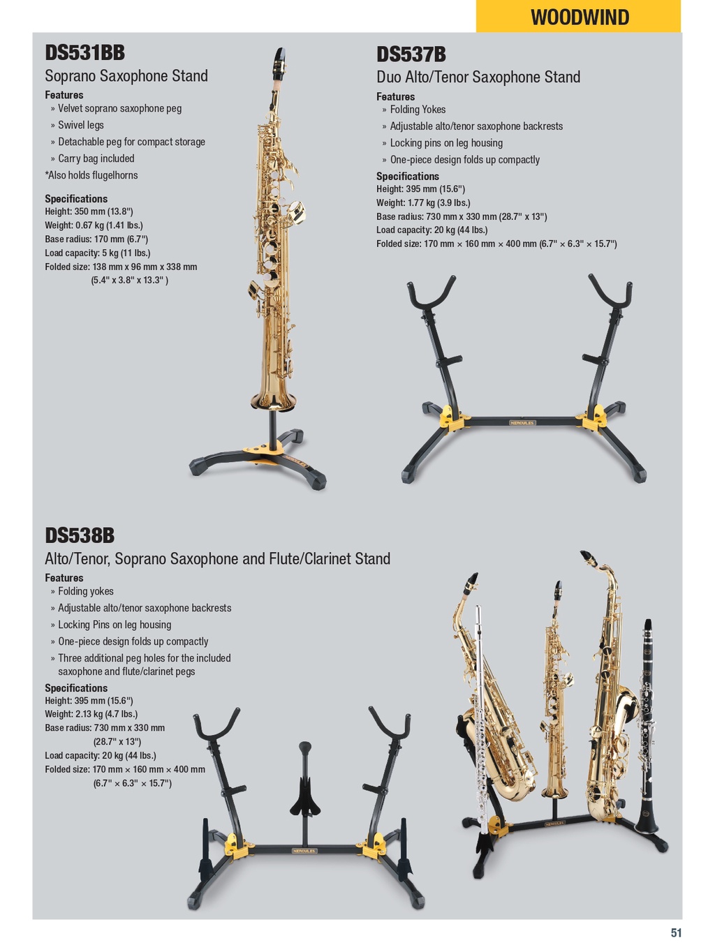 HERCULES stand Hercules DS640BB Flute/Clarinet Stand HERCULES Flute ...