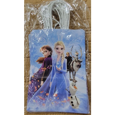 DISNEY FROZEN / BARBIE THEMED PAPER BAGS (12pcs/pack) | Shopee Philippines