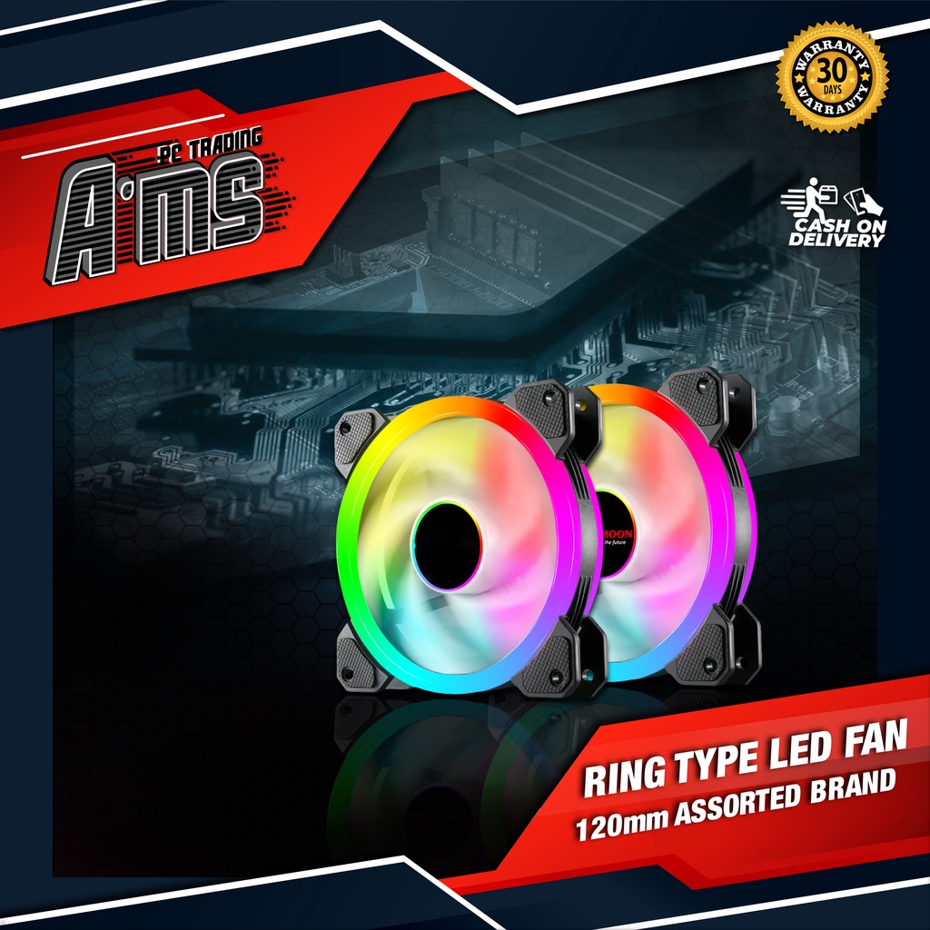 12mm RGB FAN DUAL SIDED LED "BRANDNEW" attractive color | Shopee ...