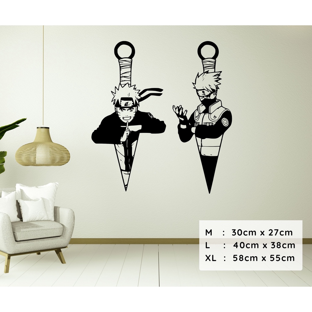 Naruto wall Decal Vinyl sticker (Anime design) | Shopee Philippines