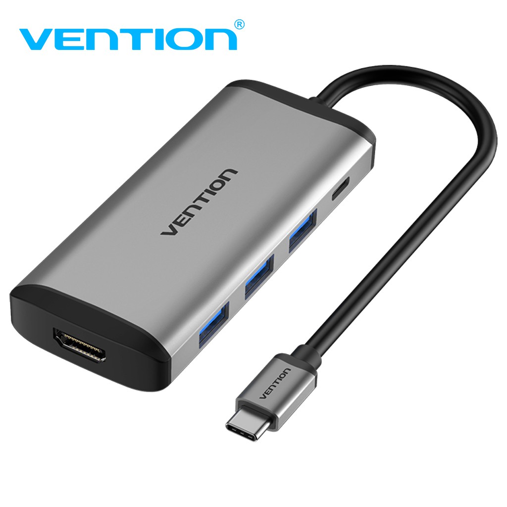 Vention 5 in 1 Adapter Type C Hub Converter USB C To USB 3.0 HDMI PD ...