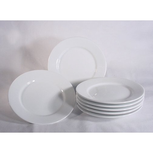 Set of 6pcs Bread and Butter Plate / 6 inches / Saucers / Porcelain ...