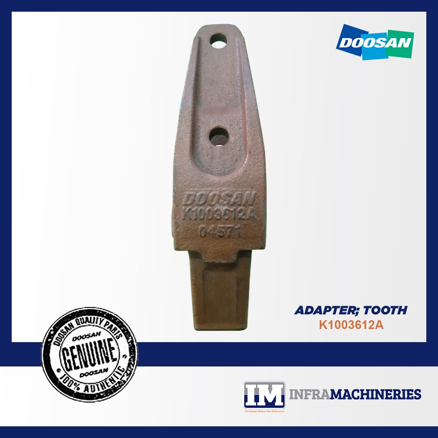 IM DOOSAN ADAPTER TOOTH P/N: K1003612A | Shopee Philippines
