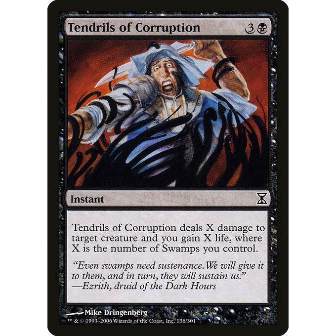MTG : Tendrils of Corruption - M10 - Black Instant | Shopee Philippines