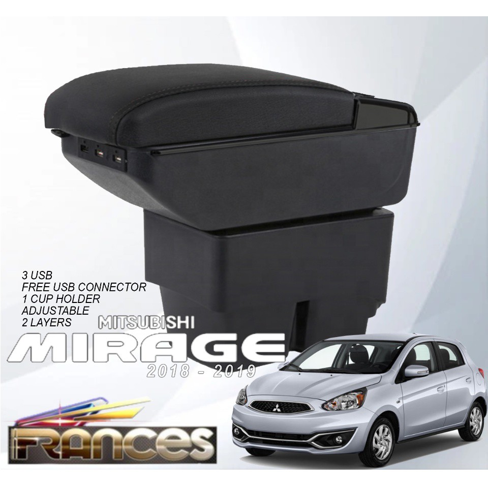 Mitsubishi Mirage Hatchback 2013 to 2022 Armrest With 7 USB Slot ...