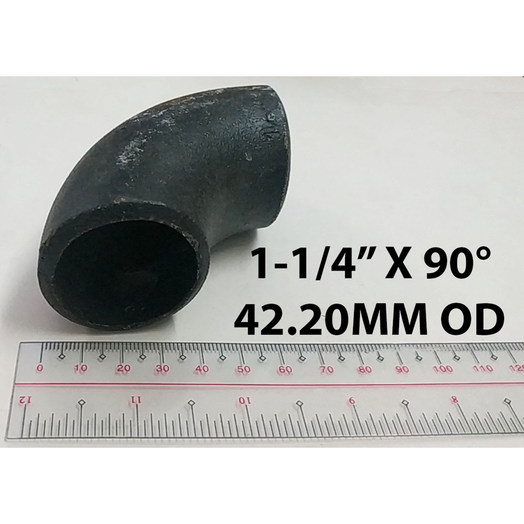 BI WELDING ELBOW 1-1/4" x 90° SCH40 BACK IRON ...