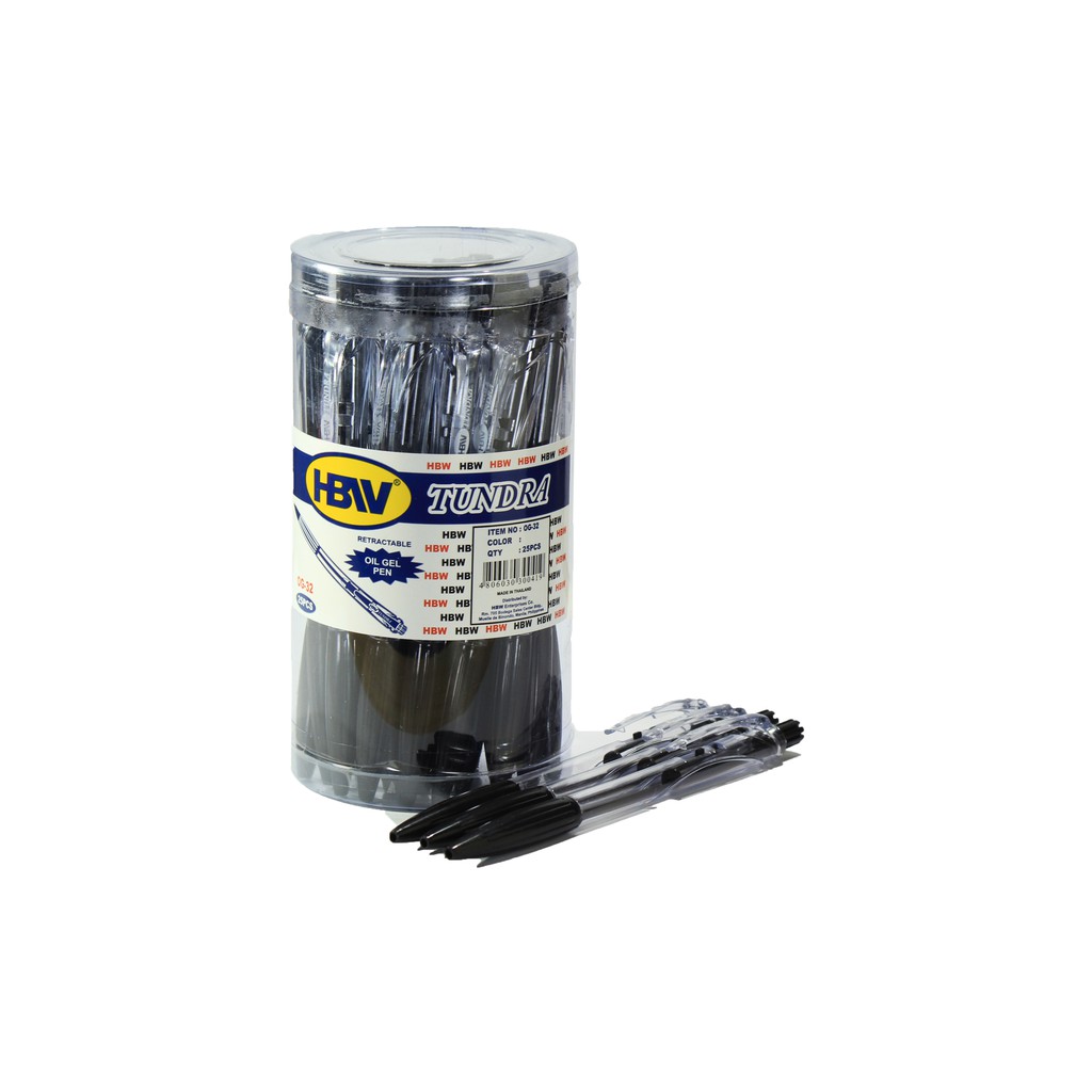 Hbw Tundra Retractable 0.5mm Ballpen (Og-32) | Shopee Philippines