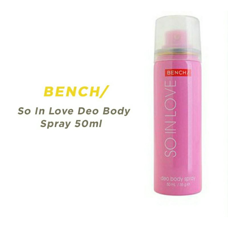 Bench So In Love Deo body spray 50ml perfume | Shopee Philippines
