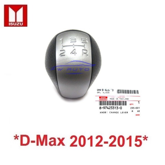 Genuine Center Gearbox Gear Knob Isuzu Dmax D-max 2012-2015 Gray Black ...