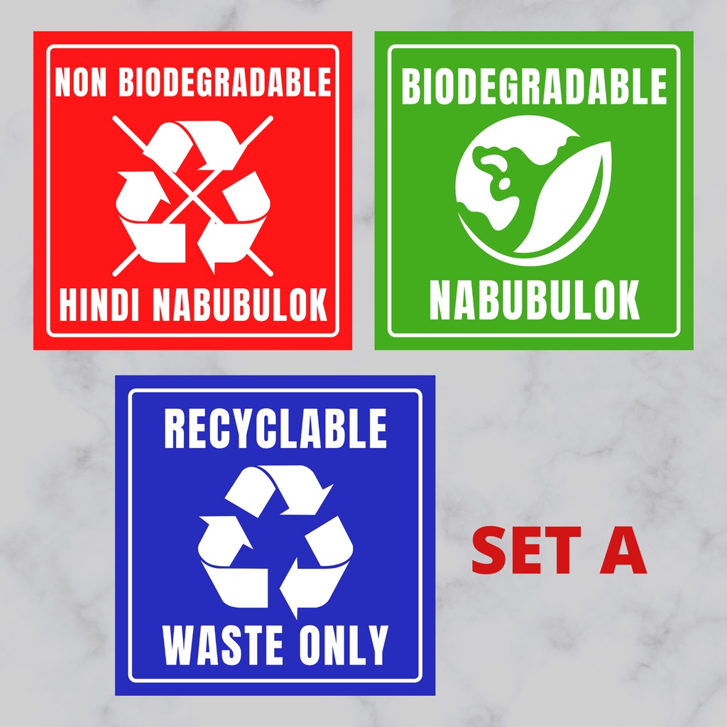 Shop garbage signage for Sale on Shopee Philippines