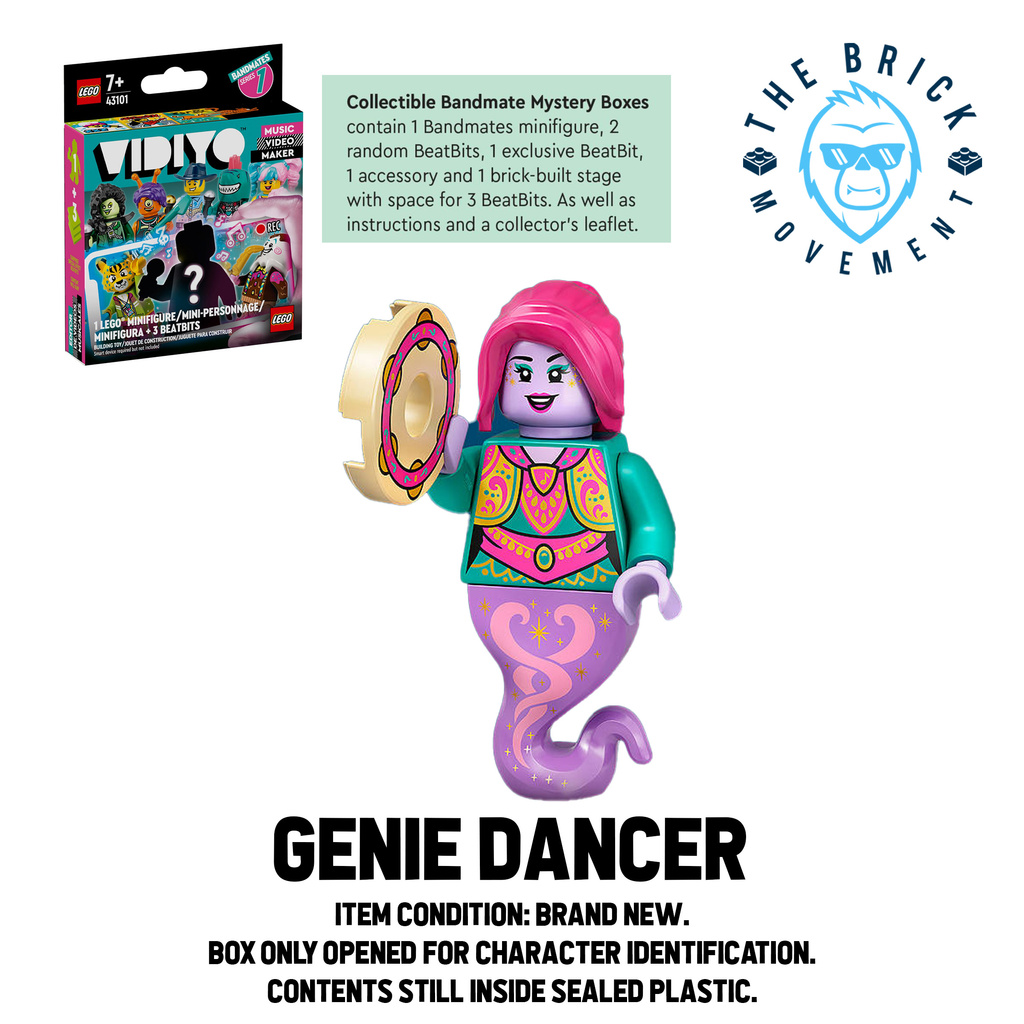 LEGO® VIDIYO Bandmates Series 1: Genie Dancer Minifigure | Shopee ...