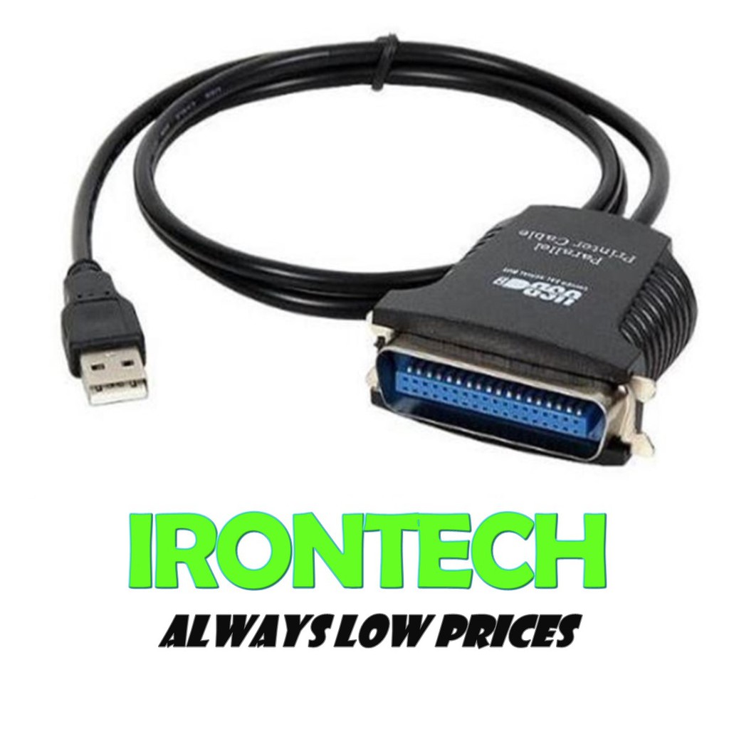 USB 2.0 to IEEE 1284 Parallel Port Converter Printer Cable 36pin LPT 0 ...