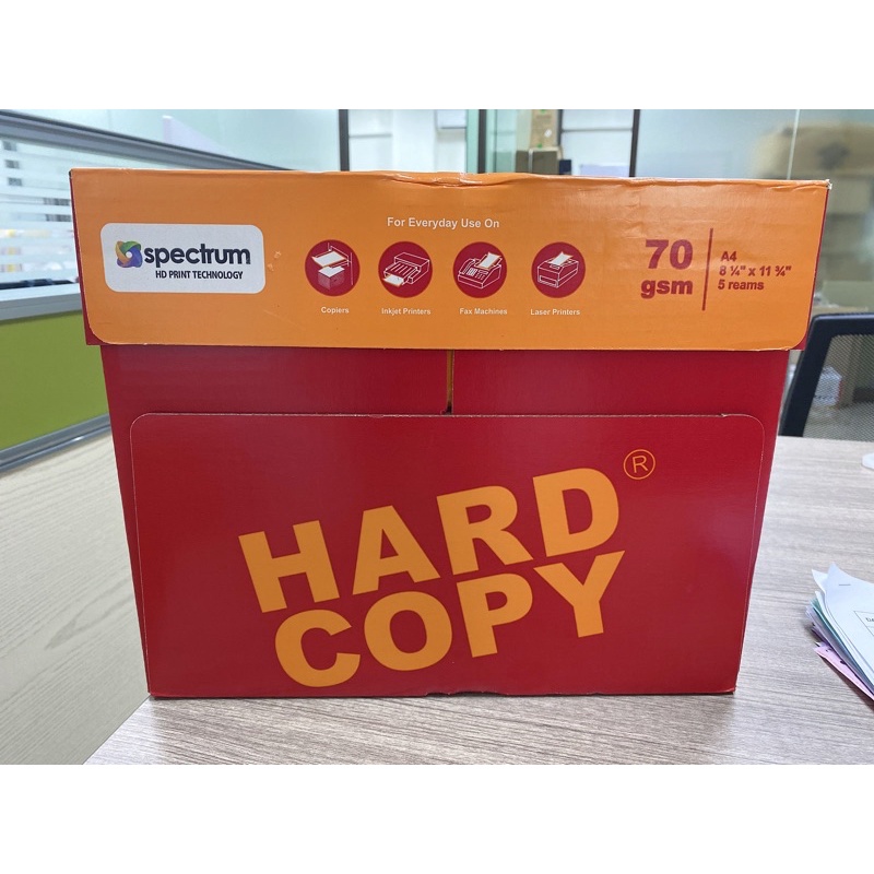 Easyshop888 Hardcopy Copy Paper long short A4 Size Bond Paper Per Ream ...