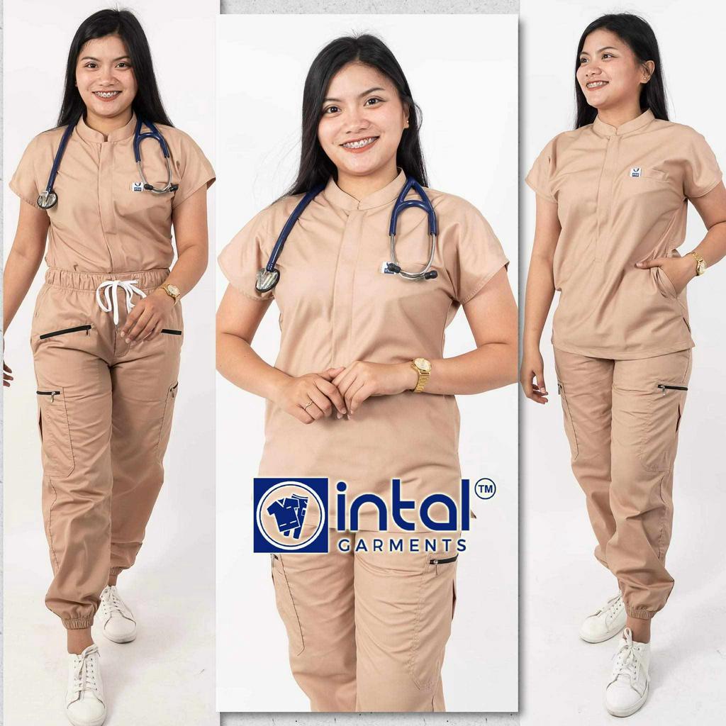 INTAL SCRUBSUIT 041 Elite MAGANDA Zip-Up Chino Collar Cargo Jogger 8 ...