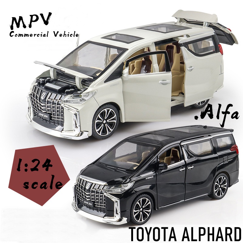 TOYOTA ALPHARD Diecast Model Car Toy Collectibles Virtual Simulation ...