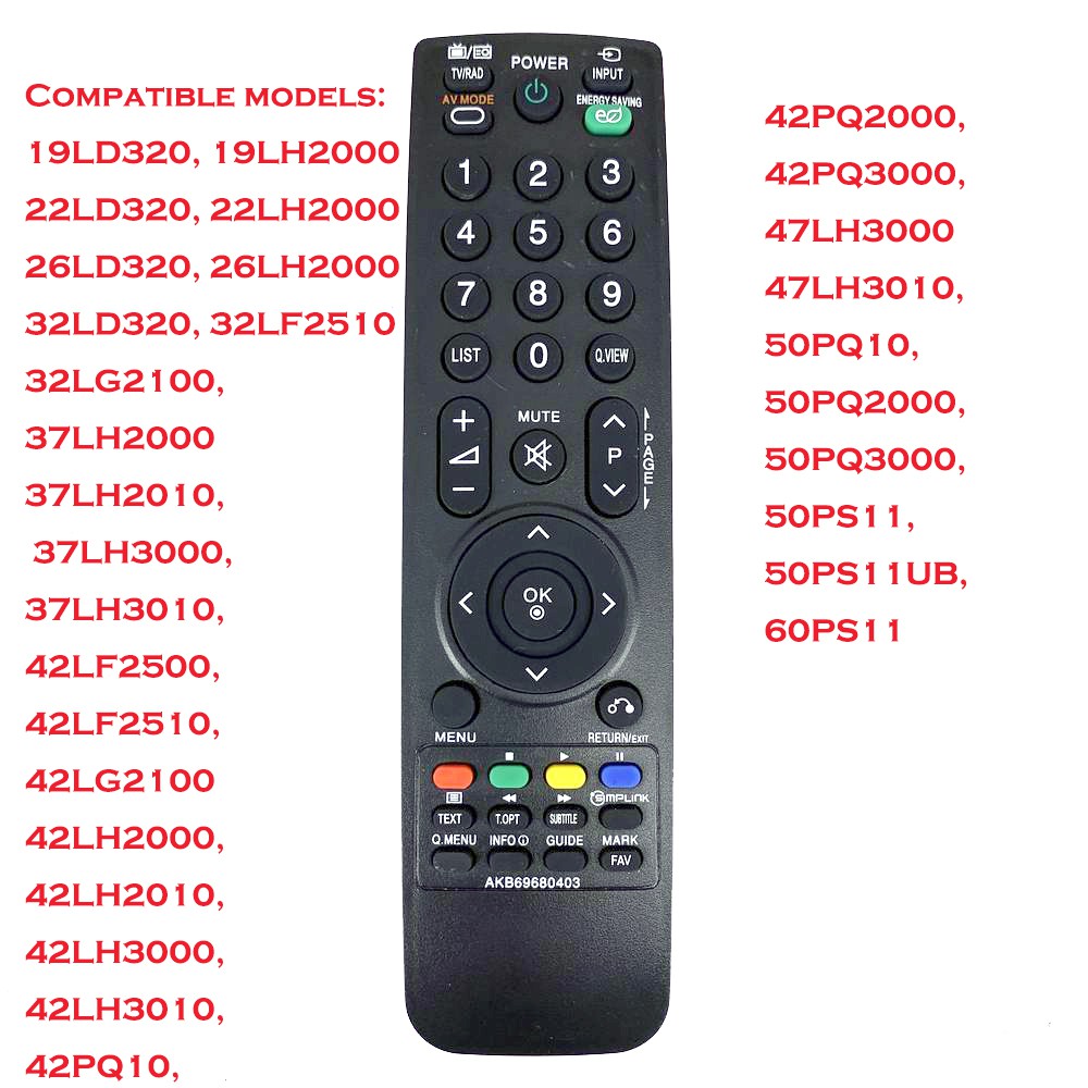 New Universal AKB69680403 Replacement For Uesd For LG TV 32ld320 ...