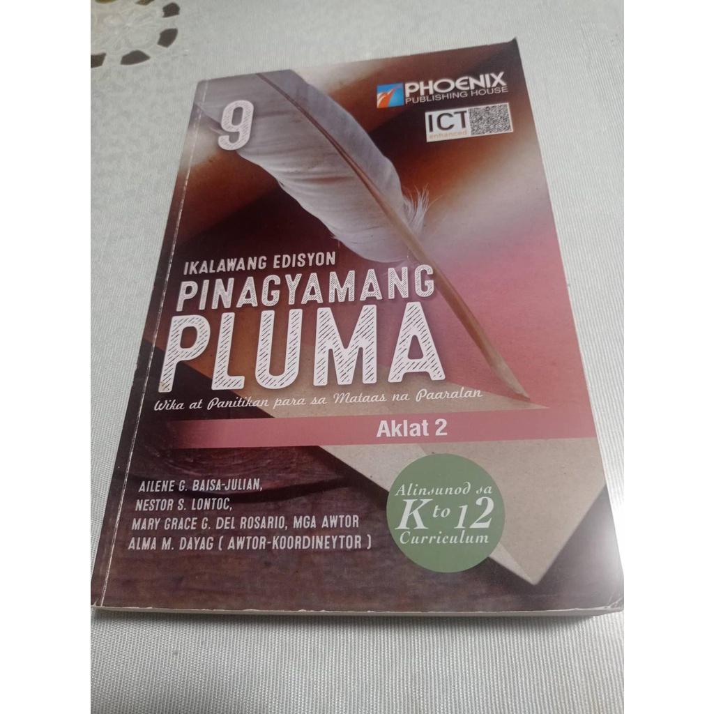 Ikalawang Edisyon: Pinagyamang Pluma 9 - Wika at Panitikan / AKLAT 2 ...