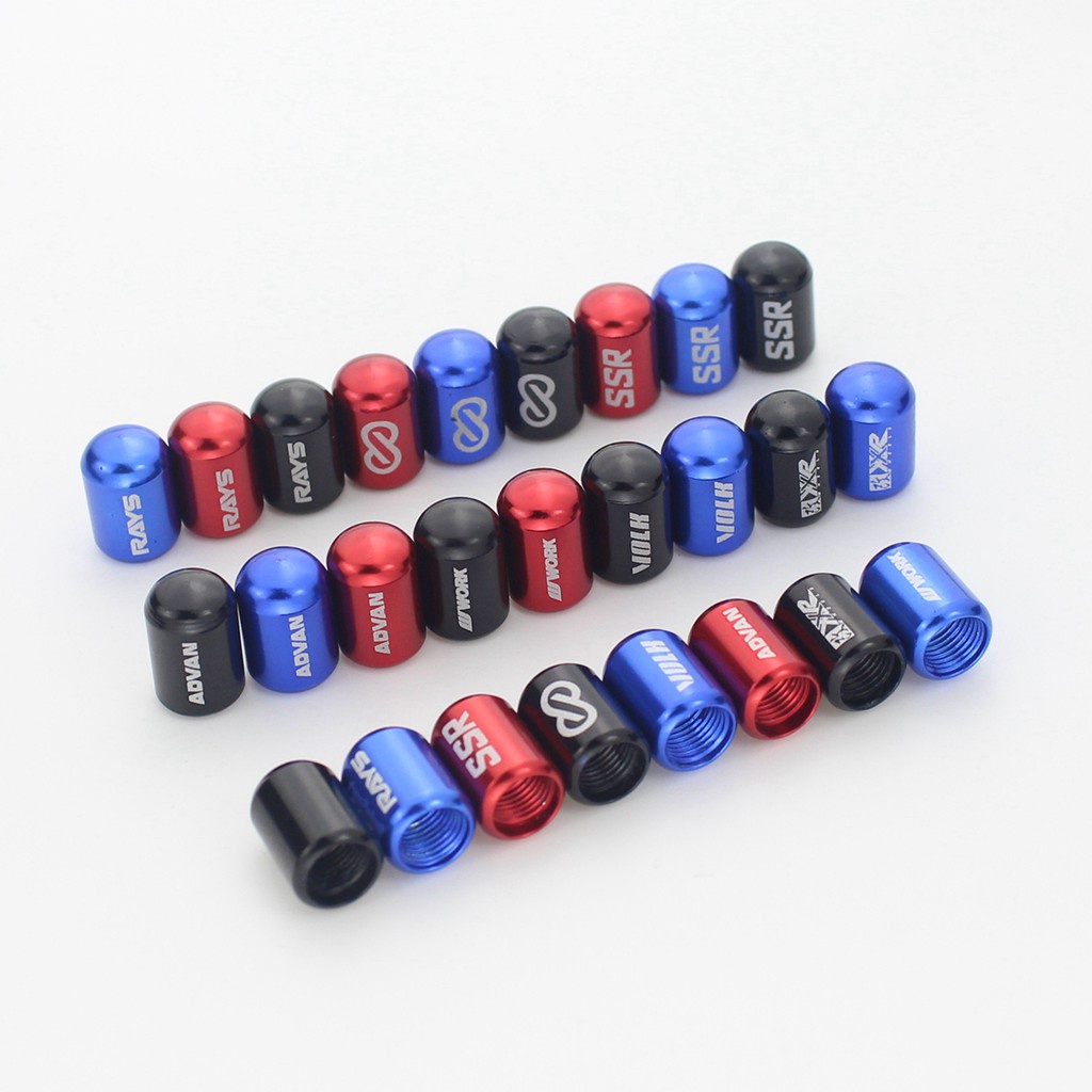 1SET(4PCS) Car Wheel Rim Stem Cover Caps Lightweight Tyre Tire Valve ...