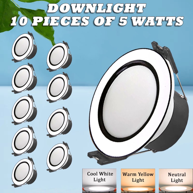 5W LED Downlight Recessed led lights for house ceiling 220V round for ...