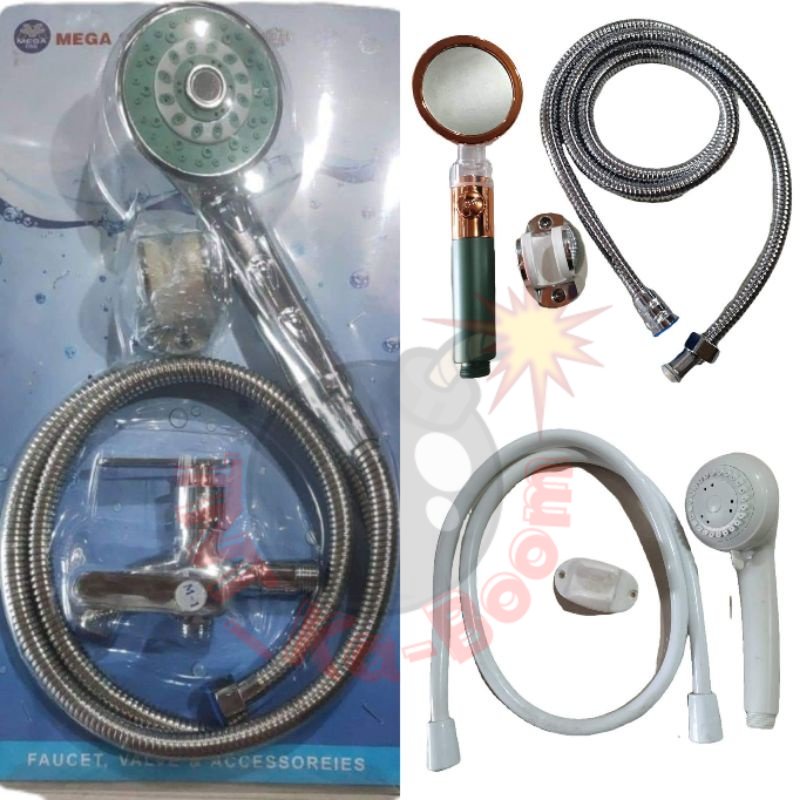 Telephone shower with double Faucet | Telephone shower only | hose ...