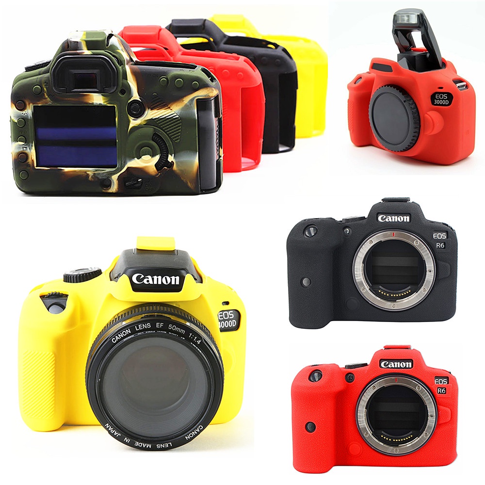 Soft Silicone Rubber Camera Case For Canon 4000D 1500D 850D 700D 650D ...